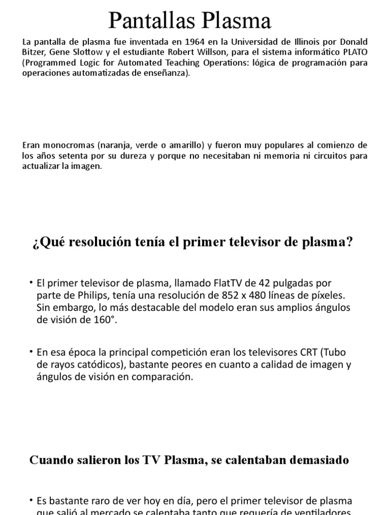 Historia y Declive de las TV Plasma | PDF