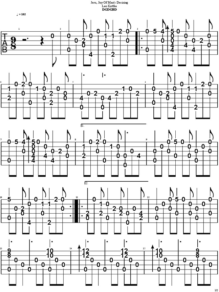 DGDGBD - Jesu, Joy of Man's Desiring | PDF