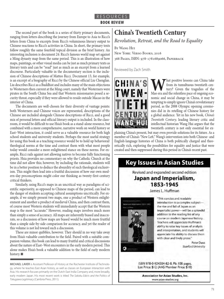 Chinas Twentieth Century Revolution Retreat and The Road To Equality ...