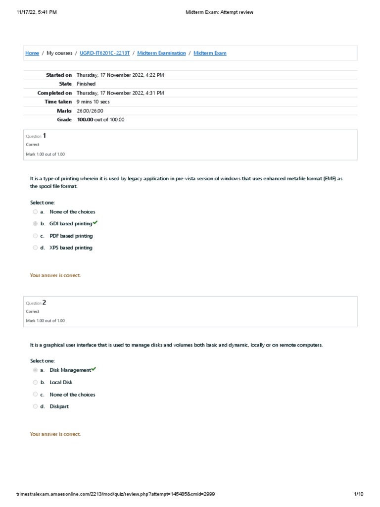 Midterm Exam - Principles of OS | PDF | Microsoft Windows | Software