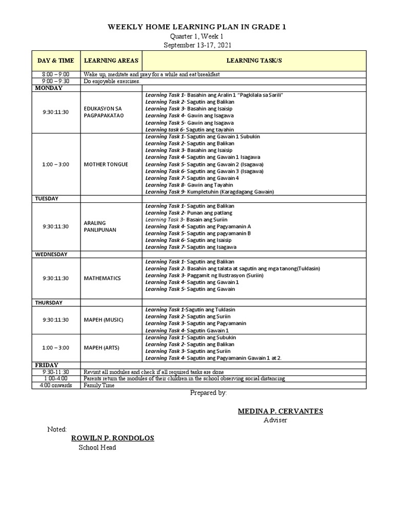 Learning Task #1 | PDF