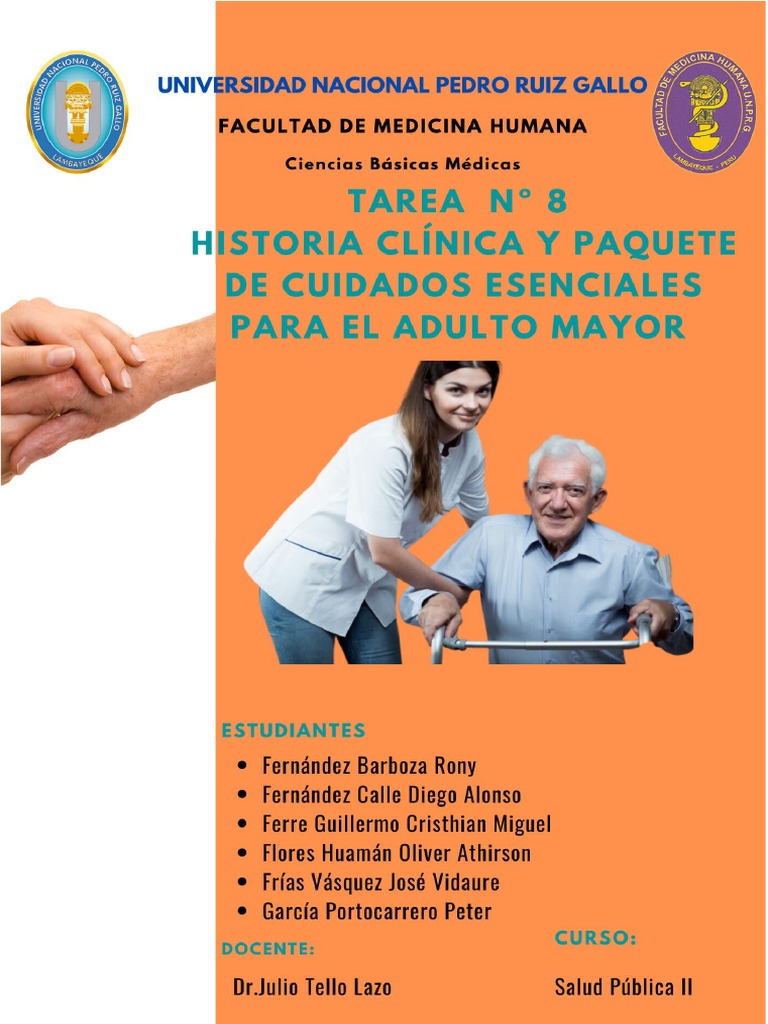 SP- TAREA N°08 | PDF | Vejez | Adultos