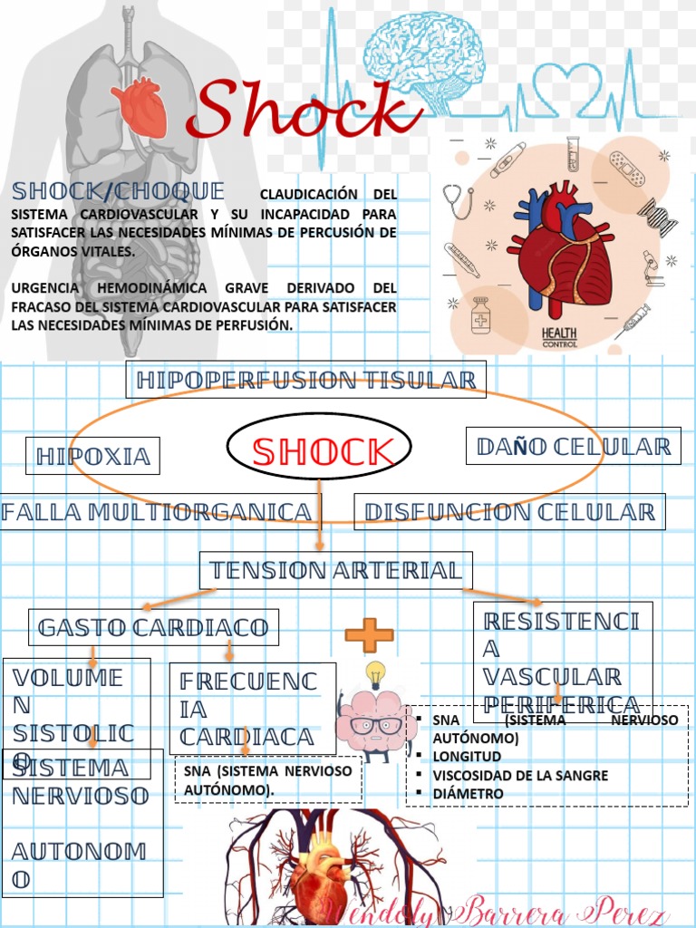 Shock Cardiovascular: Causas y Tratamiento | PDF | Septicemia | Medicina