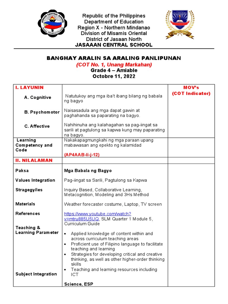 Babala NG Bagyo | PDF