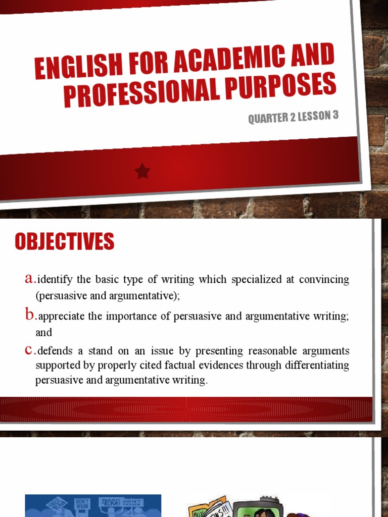 EASS PPT Q2 Lesson 3 | PDF | Persuasion | Reason