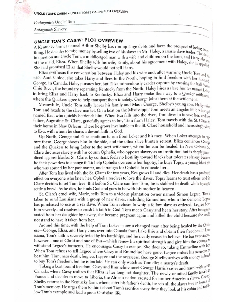 Uncle Toms Cabin | PDF
