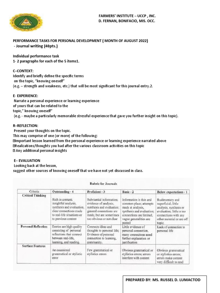 PT in Personal Development | PDF