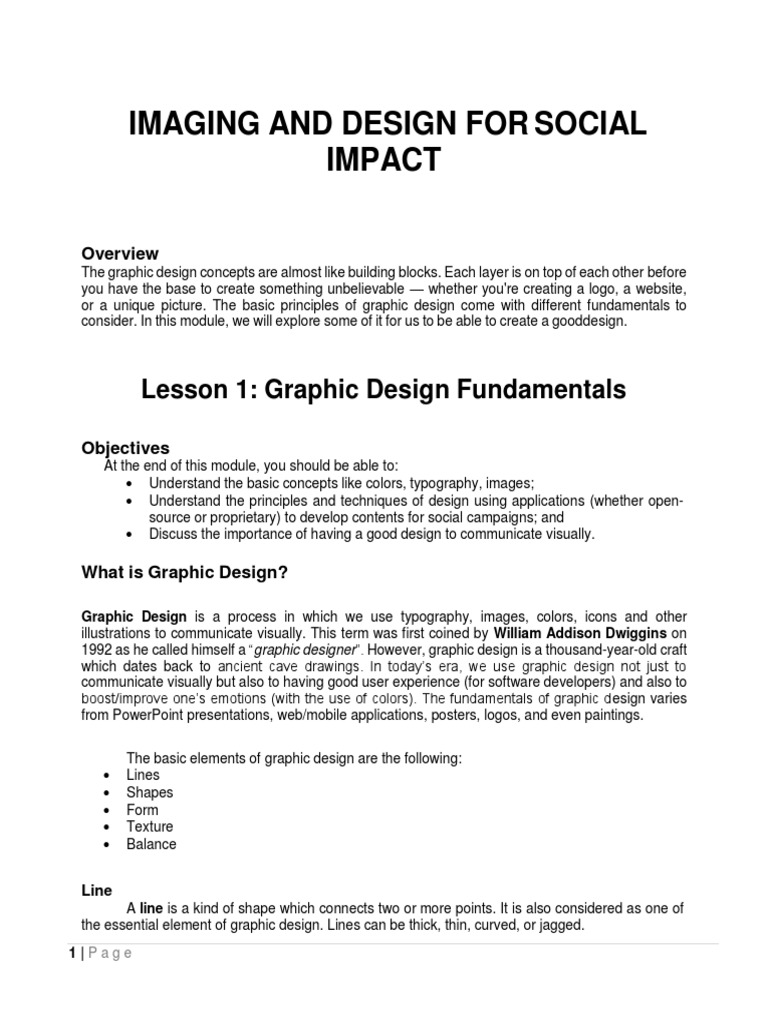 MODULE 1 Graphic Arts | PDF | Typefaces | Shape