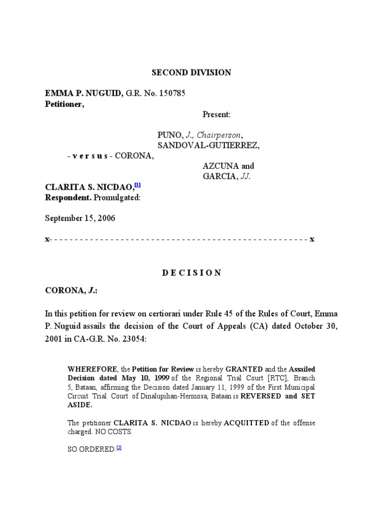 Analysis of the Civil Liability of a Respondent Acquitted of Criminal ...