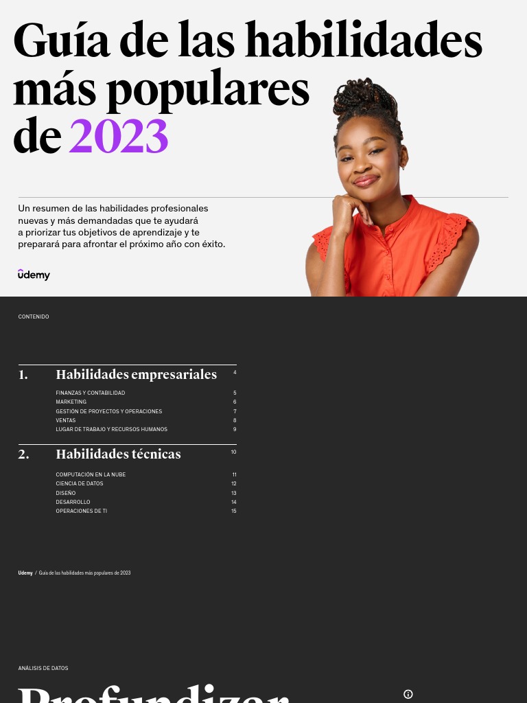 Udemy 2023 TrendingSkillsGuide ES | PDF | Computación en la nube | Servicios web de Amazon