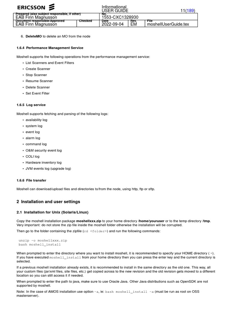 Moshell 64bit Installation UserGuide | PDF | Zip (File Format ...