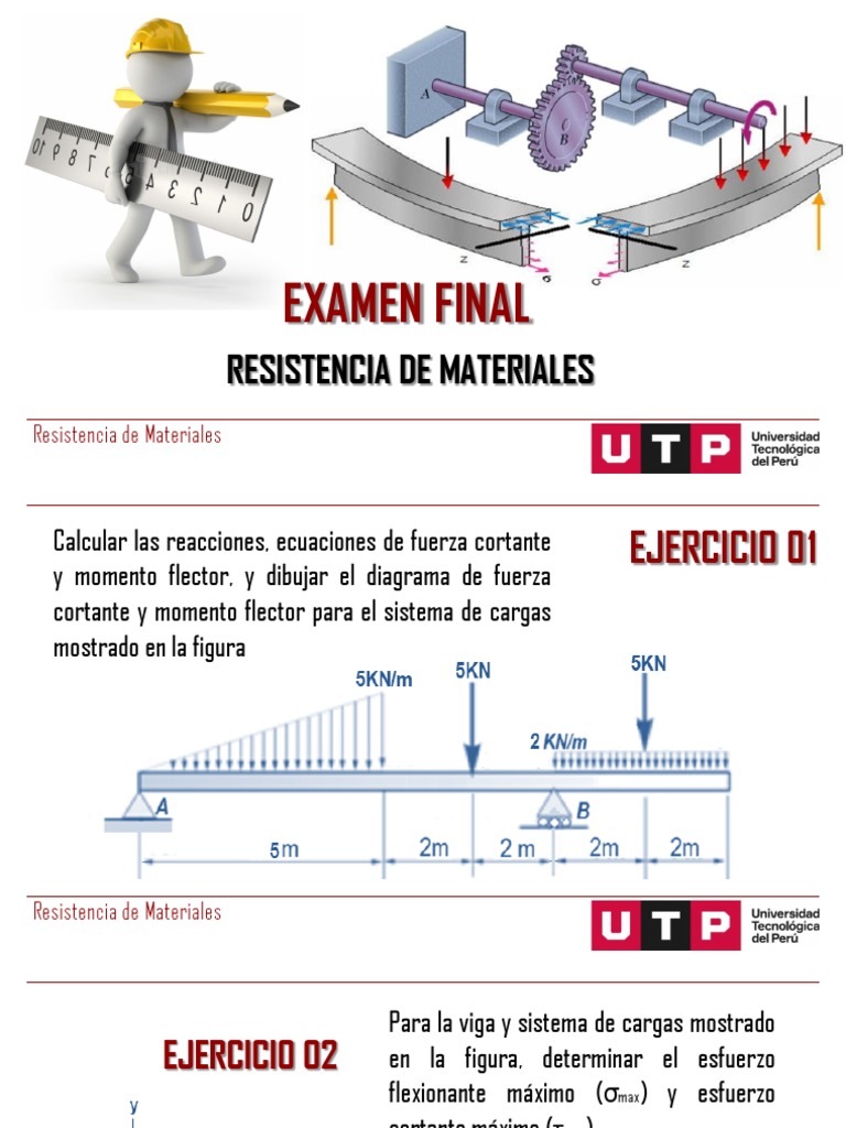 S18.s1 - Examen Final | PDF | Resistencia de materiales | Viga (Estructura)