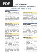 Parten's Six Stage of Play | PDF | Human Development | Cognitive Science