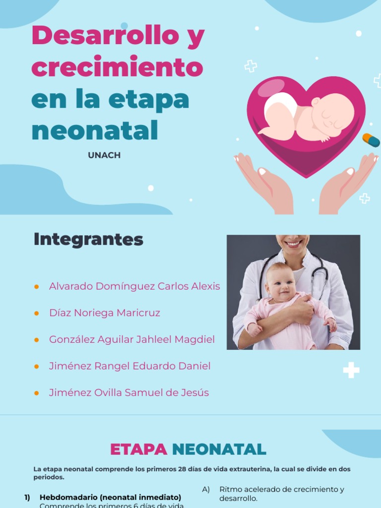 Crecimiento y Desarrollo en La Etapa Neonatal | PDF | Infantes ...