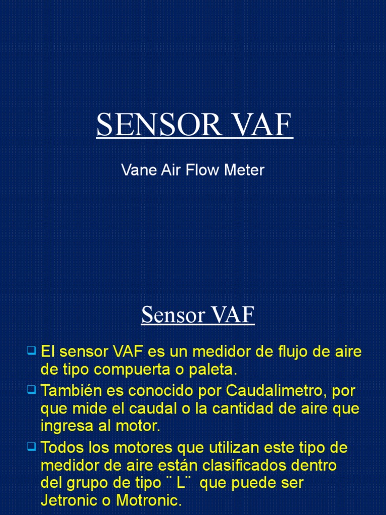 Sensor Vaf | PDF | Ingenieria Eléctrica | Electricidad