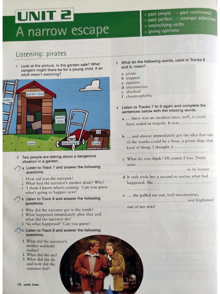 Unit 2 - SB - A Narrow Escape | PDF