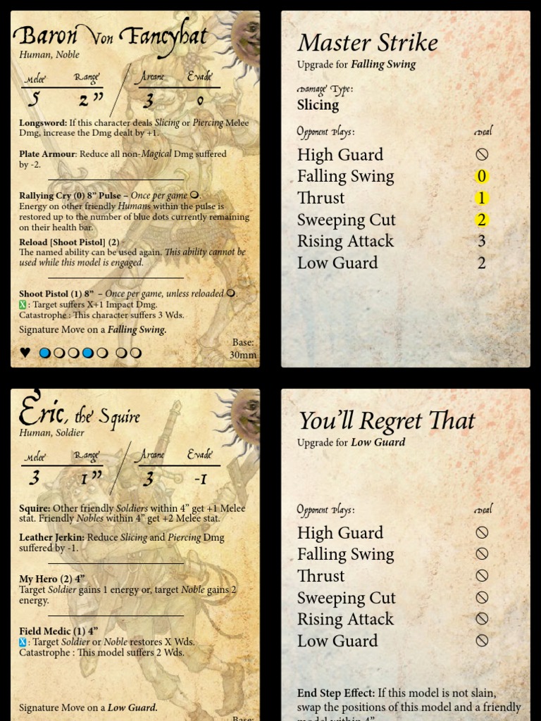 Character Cards All June 2021 | PDF