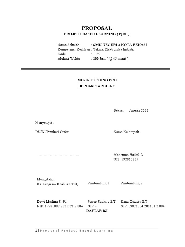 Mesin Etching PCB Berbasis Arduino | PDF