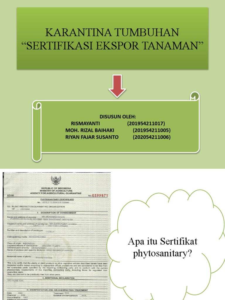 Tugas Kelompok 2 - Karantina Tumbuhan | PDF