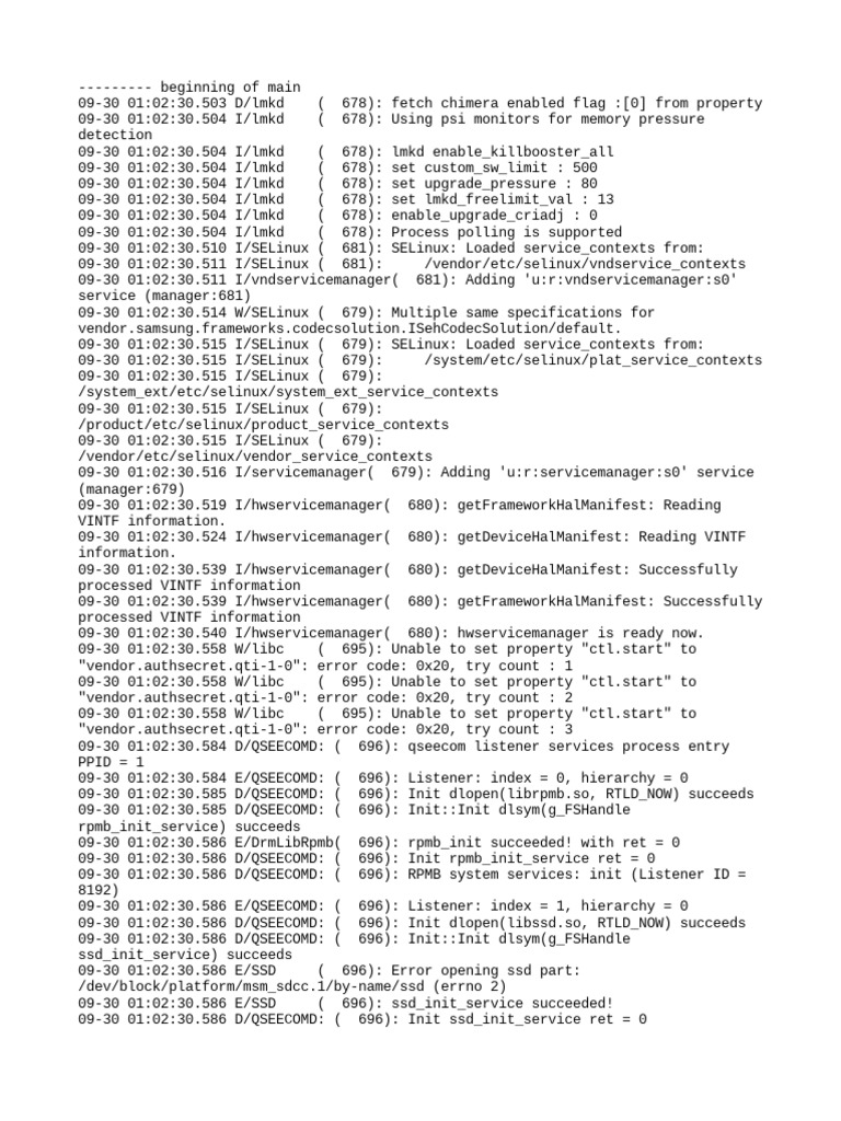 Logcat Home Fota Update Log | PDF | Android (Operating System) | Proprietary Software