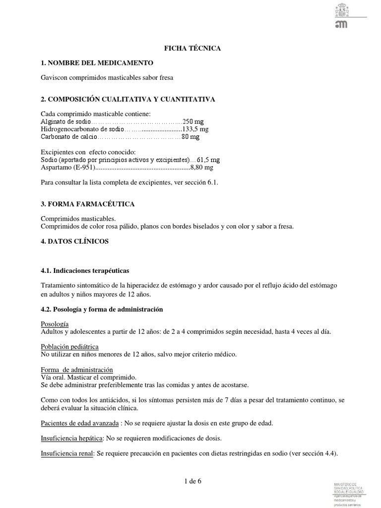 Carbonato de Calcio | PDF | Medicamentos con receta | La enfermedad por ...