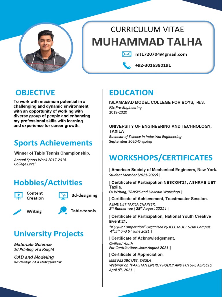 CV for CERN | PDF | Engineering