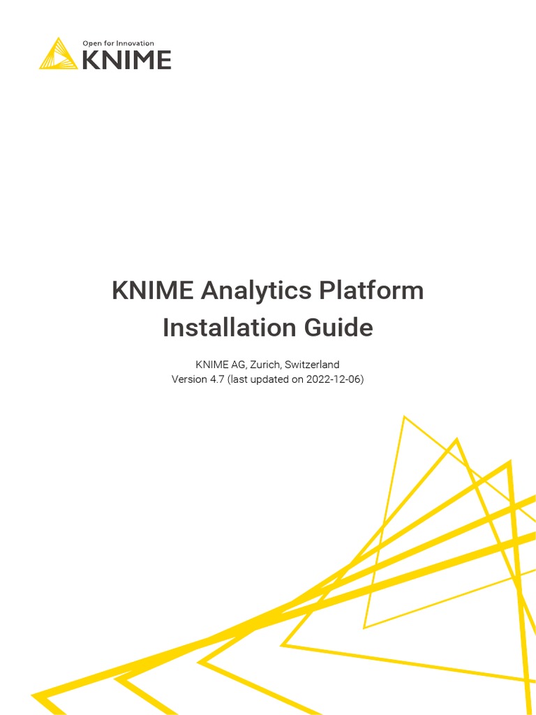 Analytics Platform Installation Guide-Knime | PDF | Microsoft Sql ...