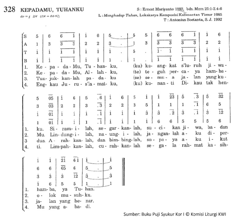 ps-328 KEPADAMU TUHANKU | PDF