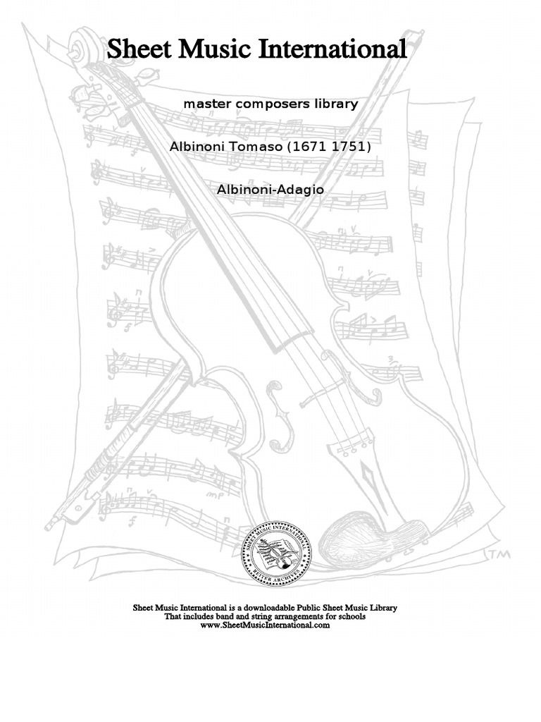 Albinoni Adagio | PDF