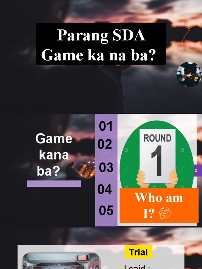 Parang SDA Game-WPS Office | PDF