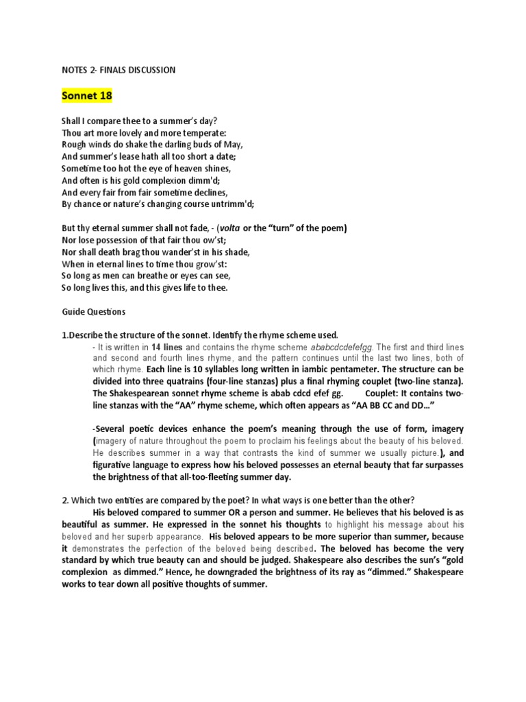 Finals Discussion 2 | PDF | Poetry | Poems