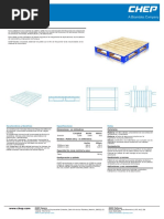 Especificaciones Pallet CHEP B0806A 09ene2020 | PDF
