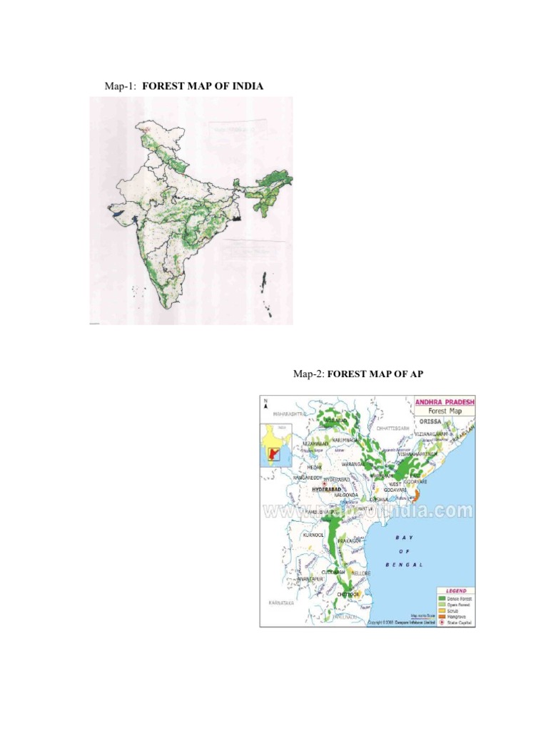Forest Map of India | PDF