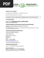 Distilled Water Safety Data Sheet | PDF | Dangerous Goods | Toxicity