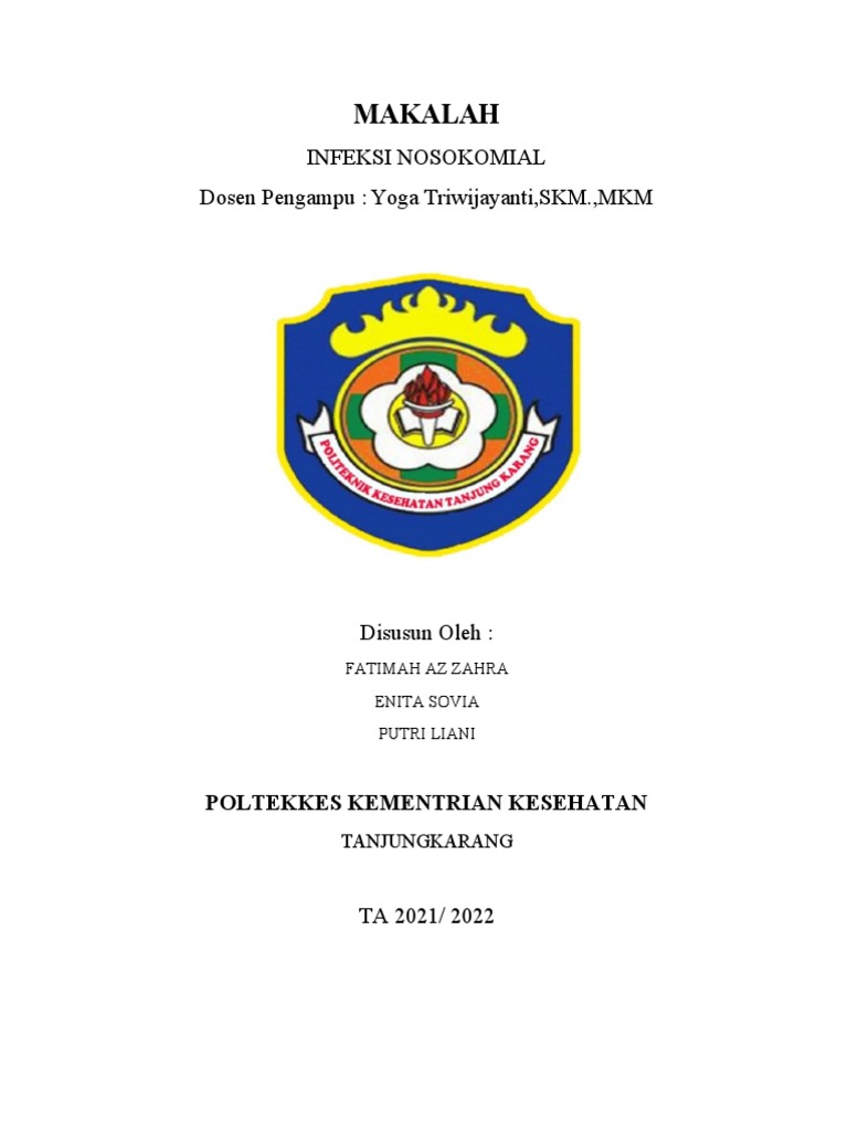 Laporan Makalah - Infeksi Nosokomial - Kelompok 10 | PDF