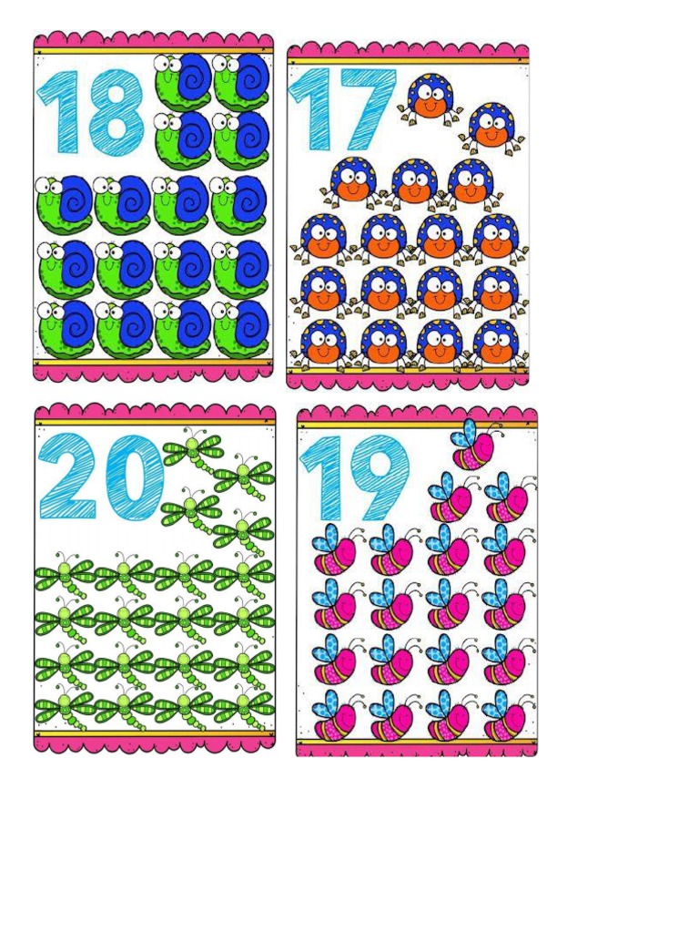 Numeros Del 1 Al 20 | PDF