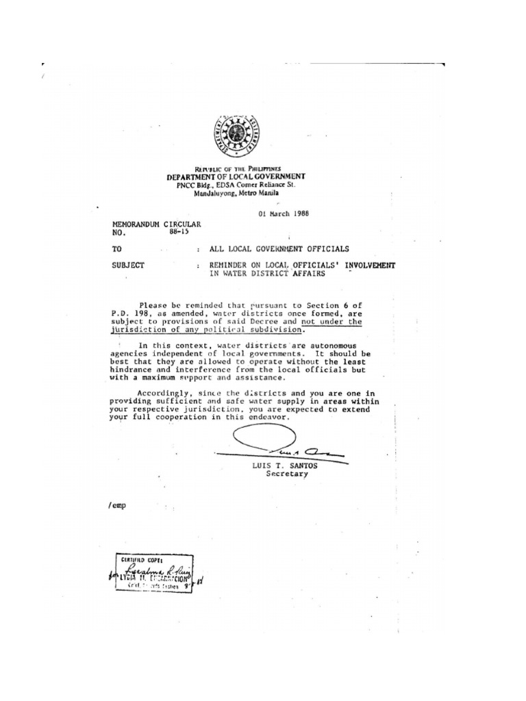 Dilg Circulars | PDF