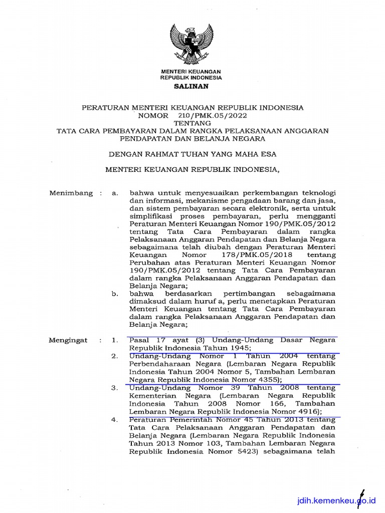 210 PMK.05 2022 | PDF