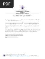 03 Sample Parent Consent - Word | PDF