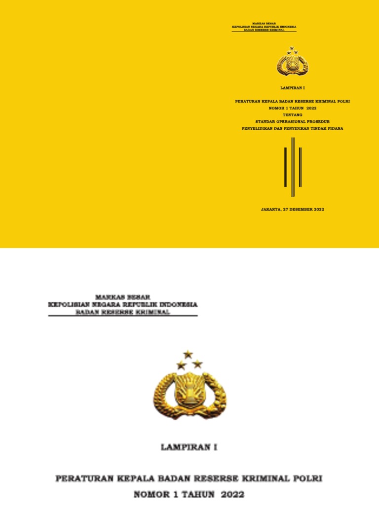 Lampiran Sop Lidik Sidik | PDF