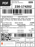 Sample JNT Waybill | PDF