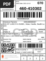 Sample JNT Waybill | PDF