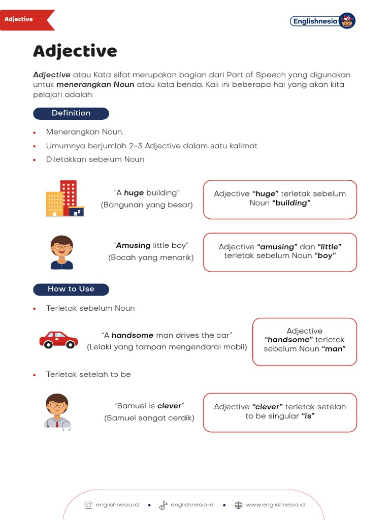 Penggunaan Adjective dalam Kalimat | PDF