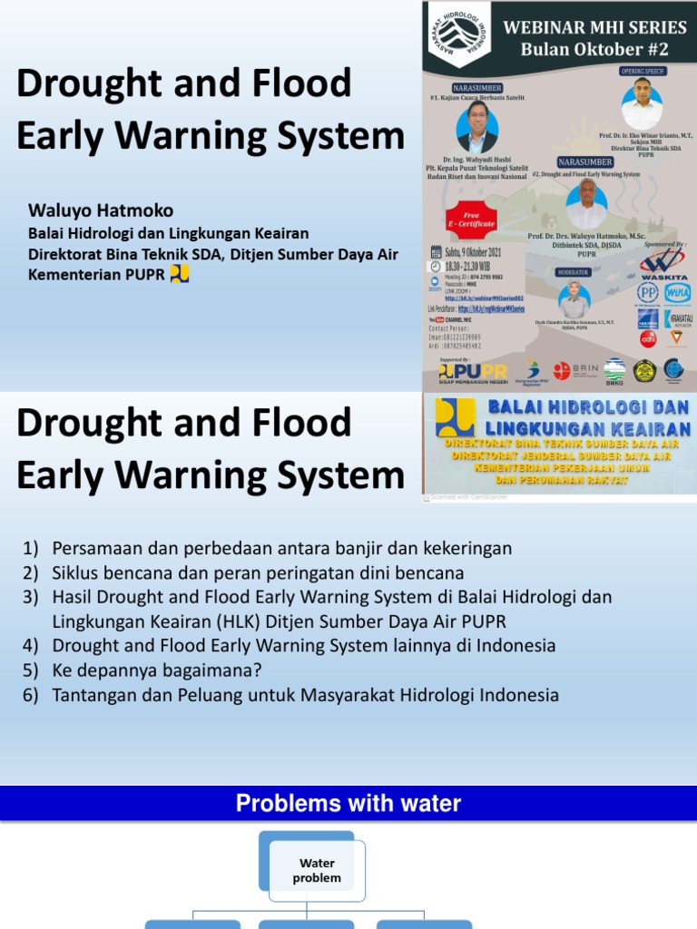 Drought and Flood Early Warning System - 9 Oktober 2021 | PDF