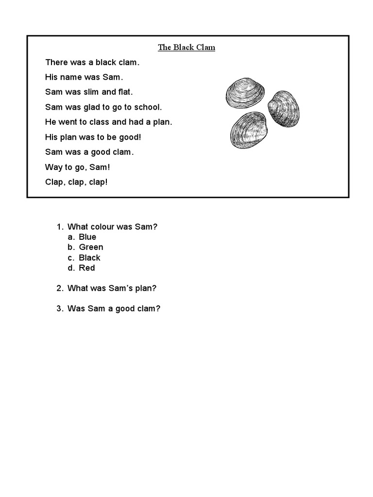 The Black Clam (L Blends) | PDF