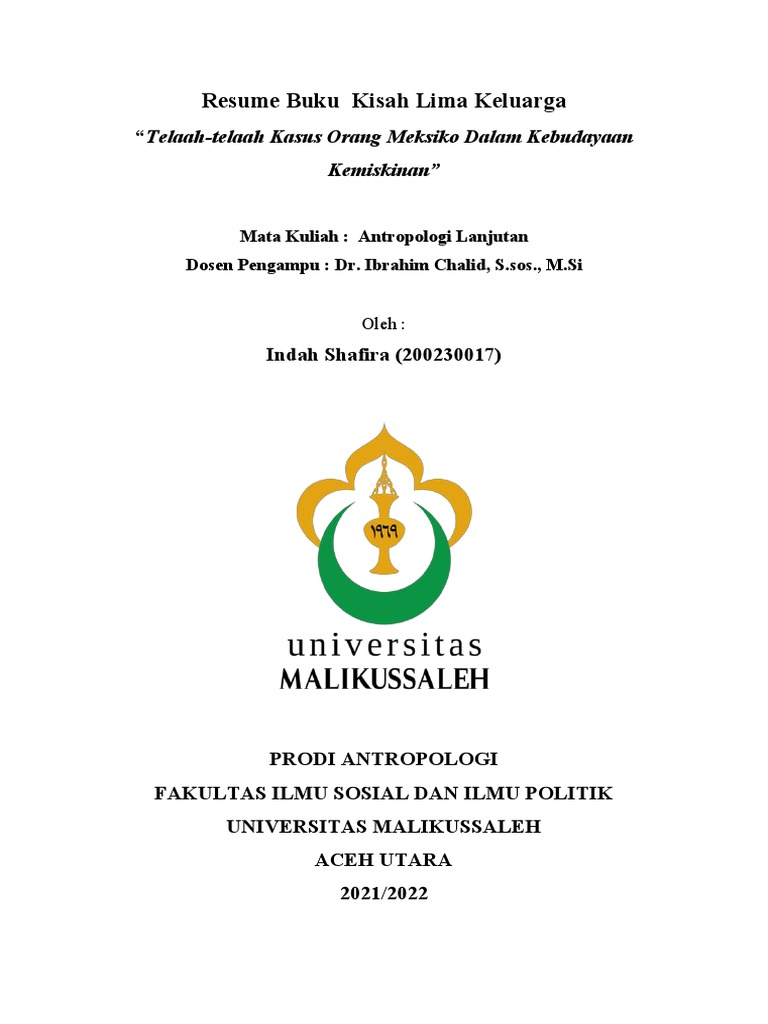 Resume Buku Kisah Lima Keluarga | PDF | Ilmu Sosial