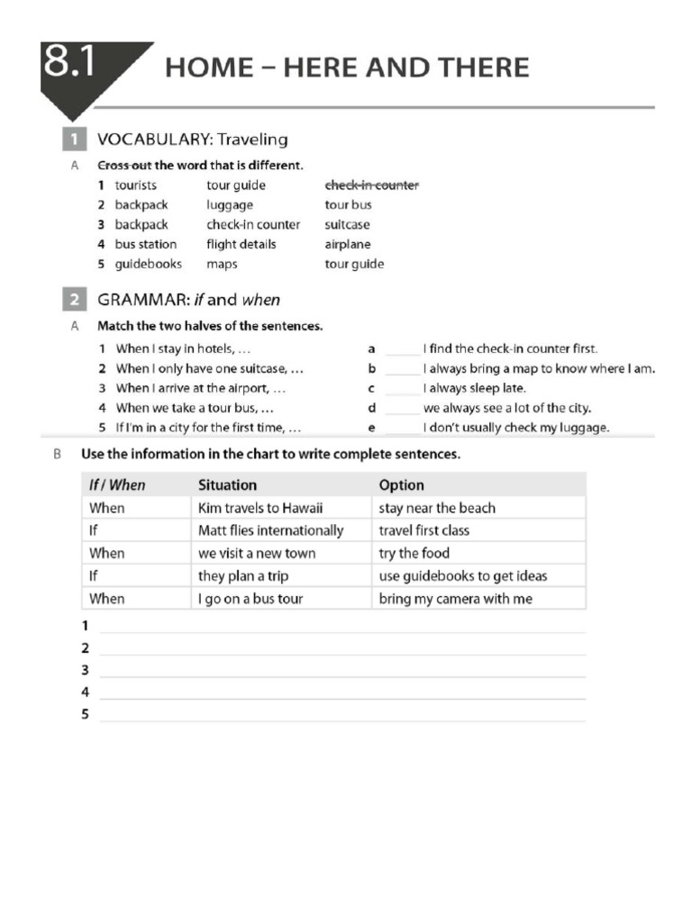 Evolve 2 Unit 8.1 Exercises | PDF