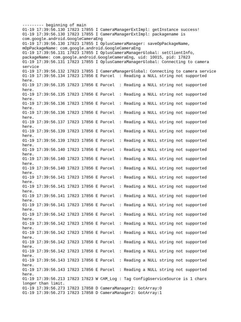 Log Cat 1674124796059 | PDF | Software | Computing