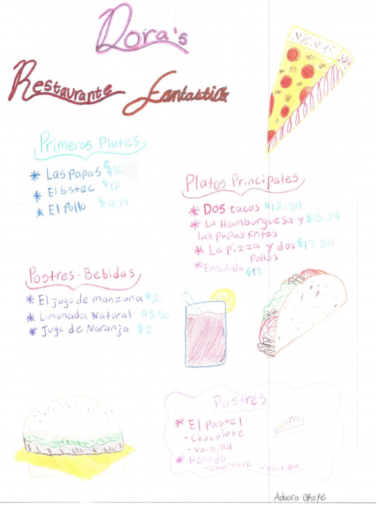 El Menu Project - Adaora Okoye | PDF