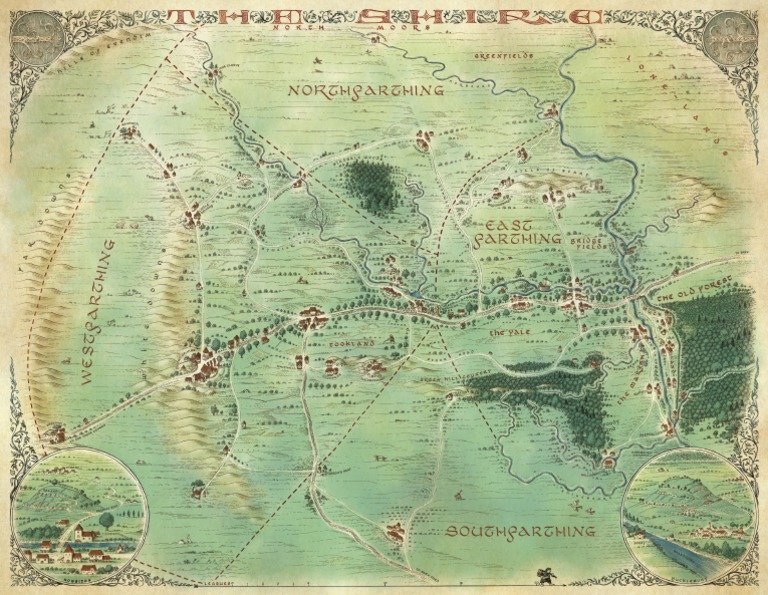 TOR Starter Set Map of The Shire | PDF